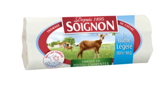 Low fat ripened log, 180g — Ripened goat logs | Soignon